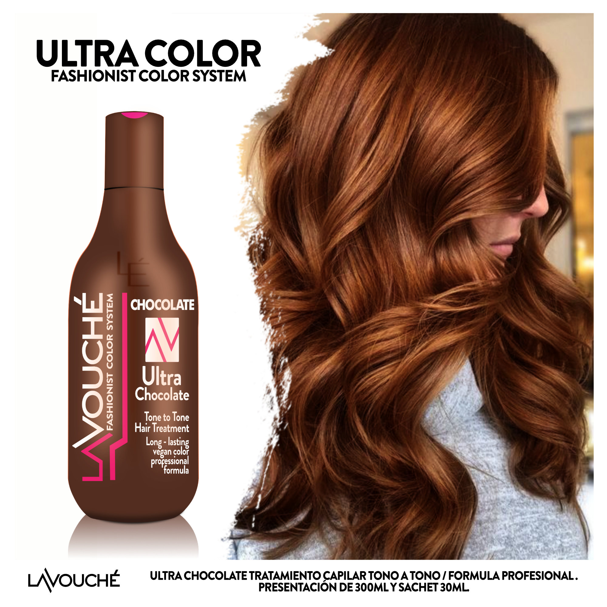 lavouche matizador Chocolate 300ml - Kbellos