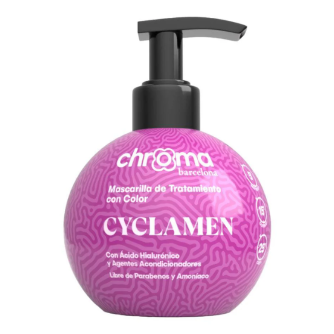 CHROMA BARCELONA - CYCLAMEN- Mascarilla con Color - 250ml - Kbellos